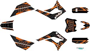 Amazon.com: Kalair GFX Graphics Kit for Kayo Pit Bike TS90 and TSD110 ...