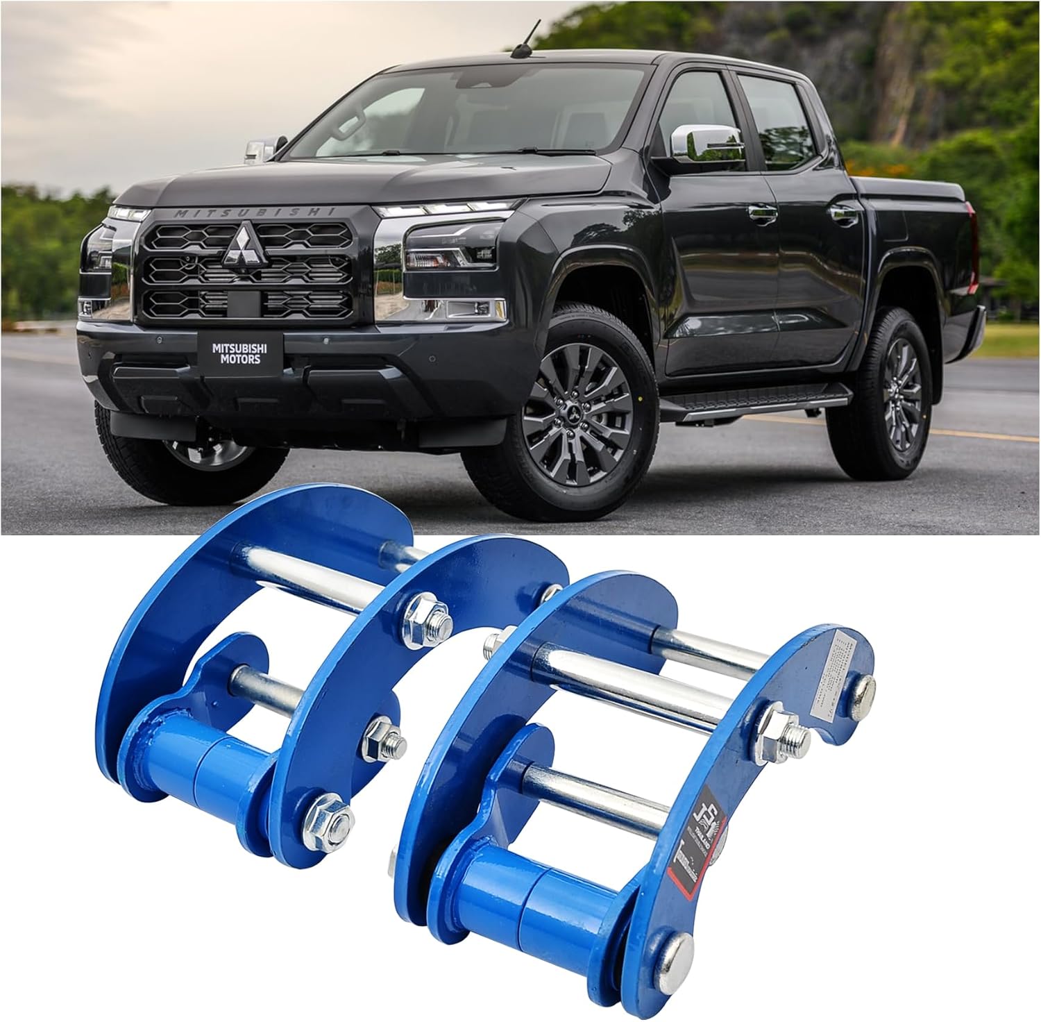Amazon.com: JS SUPER WORK Rear Leaf Spring 2'' Suspension Lift G ...