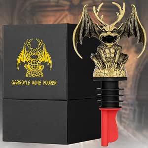 Amazon.com: LKKCHER Gargoyle Wine Bottle Pourer and Stopper Birthday ...