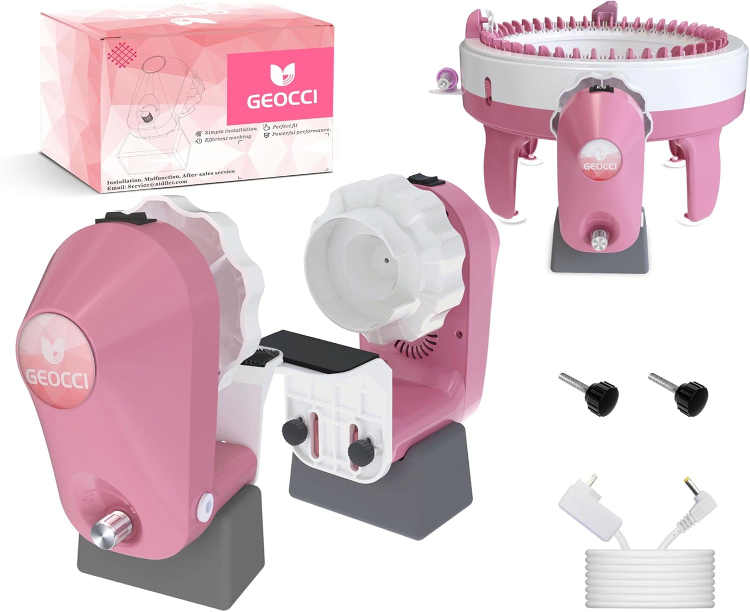 Amazon.com: GEOCCI Electric Knitting Machine Adapter for Sentro 40 ...