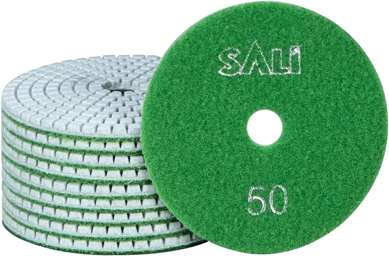 uxcell Diamond Polishing Sanding Grinding Pads Discs 4 Inch Grit 50 10 ...