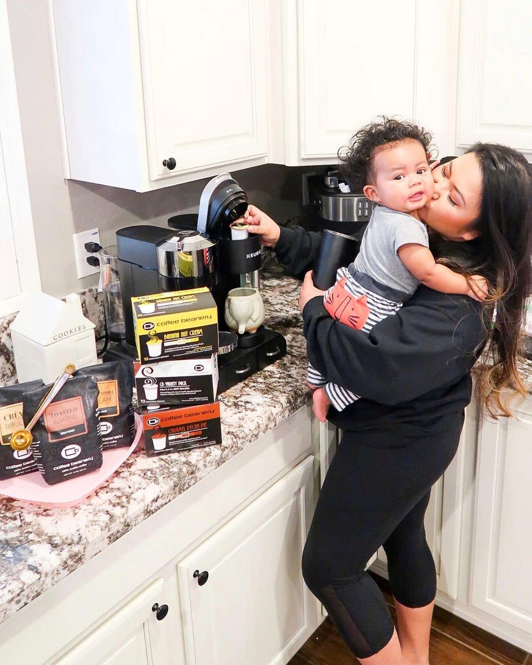 CB Paquete variado de cápsulas de café de Coffee Beanery Cápsulas de café saborizadas de 12 ...