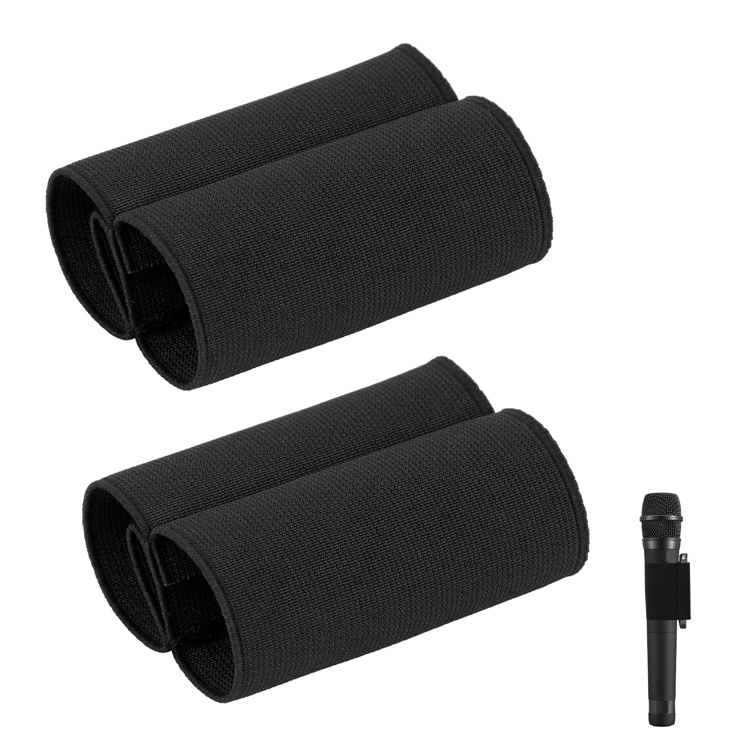 Amazon.com: Hand Microphone Elastic Sleeve, 3 Inch Handheld Mic Sleeve ...
