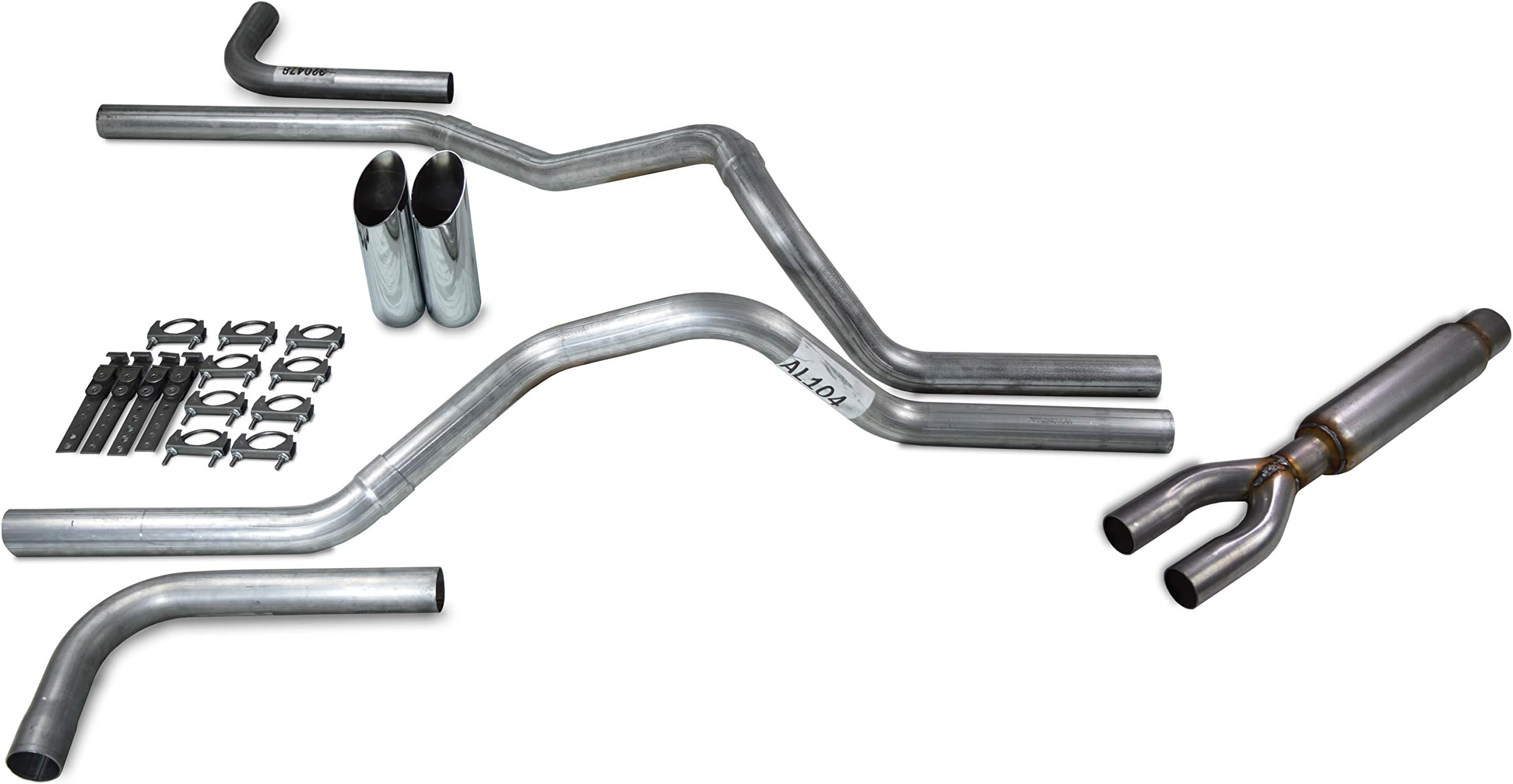 Amazon.com: Truck Exhaust Kits - Shop Line Dual Exhaust Sytem 2.5 inch ...