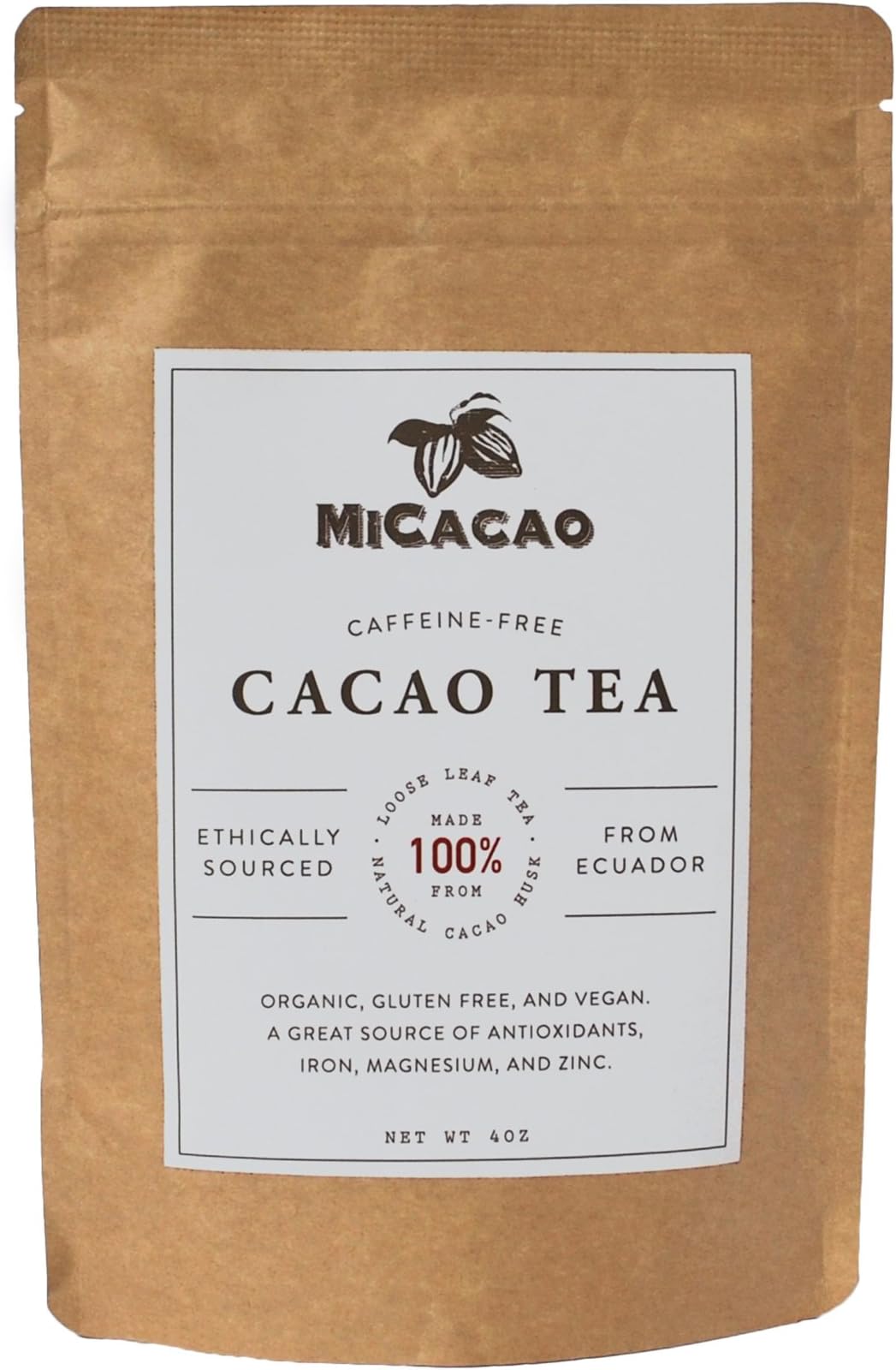 Amazon.com : Cacao Tea, Loose 4 oz : Grocery & Gourmet Food