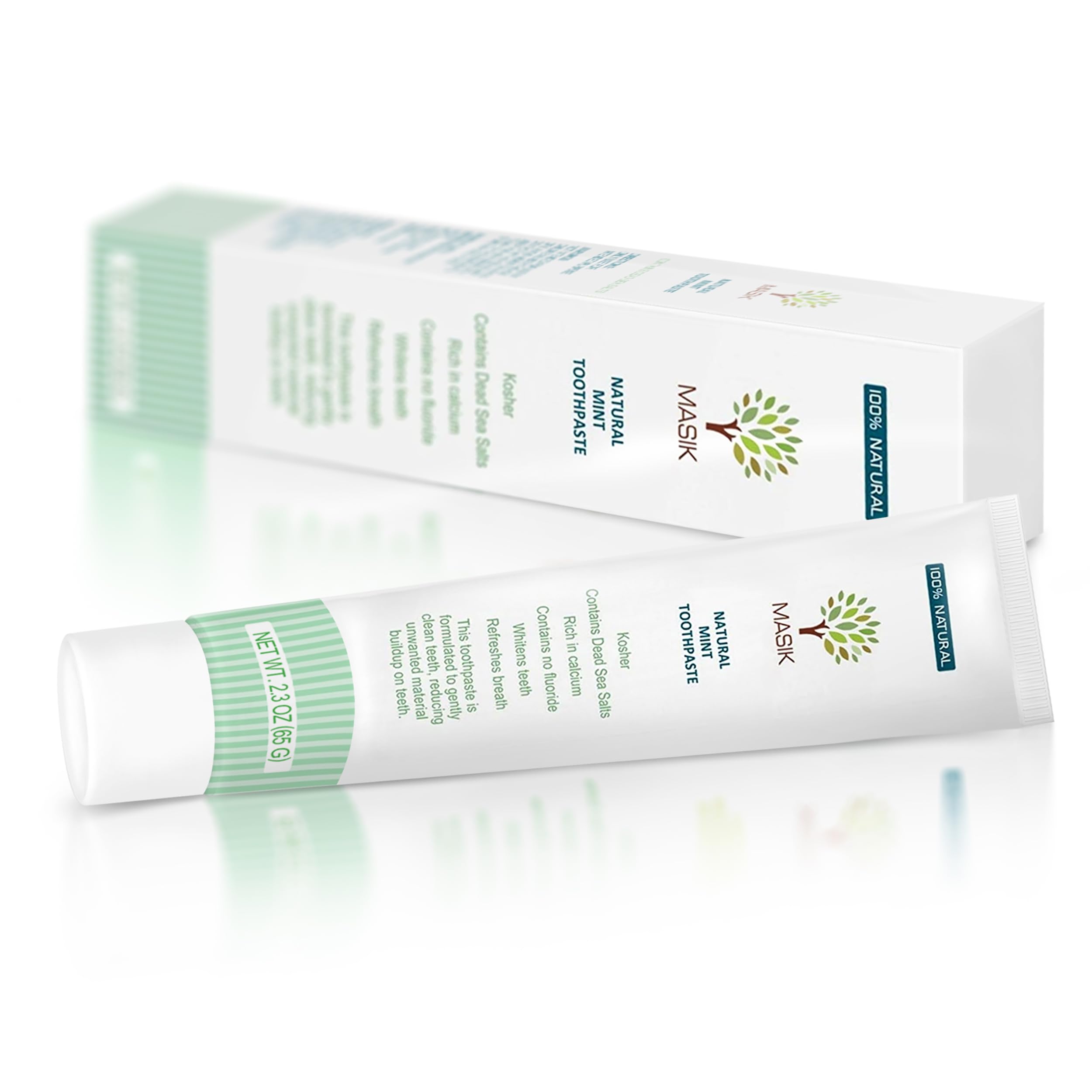 Masik Natural Mint Toothpaste | Fluoride Free Toothpaste | Made in ...