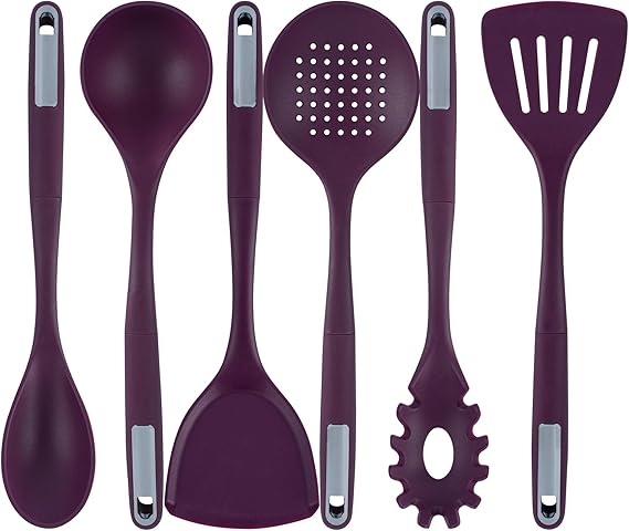 Amazon.com: Restaurantware Silicone Utensil Set Pack of 1 Non-Slip ...