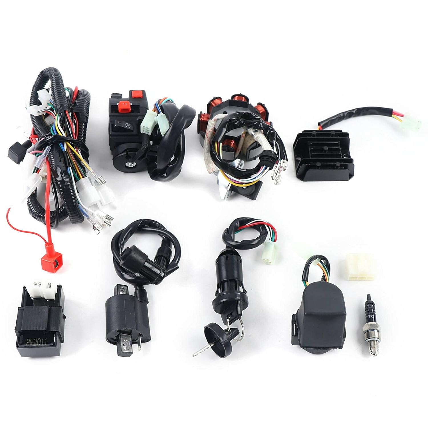 Amazon.com: CDI Cable Harness Assembly Wiring Set Complete Electric ...