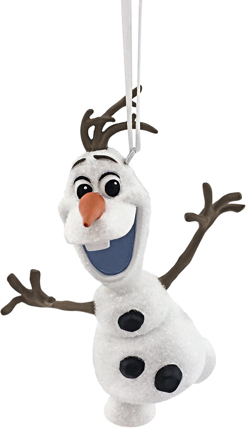 Amazon.com: Hallmark Disney Frozen Olaf Skating Christmas Ornament ...