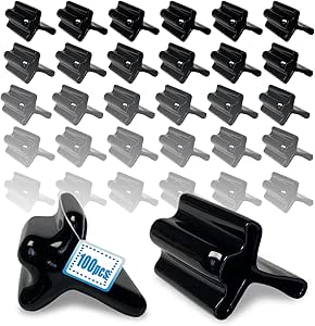 100 Pcs T Post Caps, Safe tPost Cap Vinyl Safety Topper for Fence ...