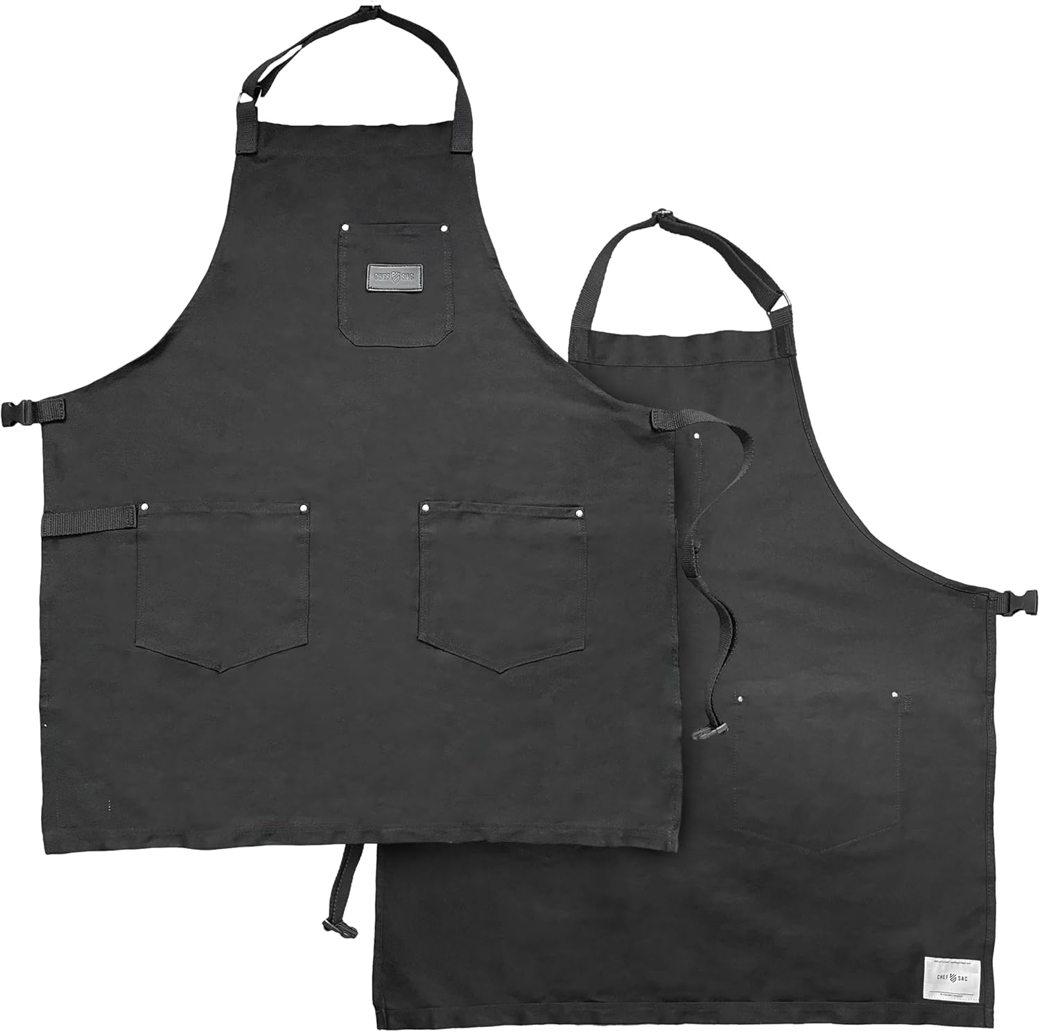 Amazon.com: Cotton Canvas Chef Apron | Kitchen Apron | Aprons for Men ...