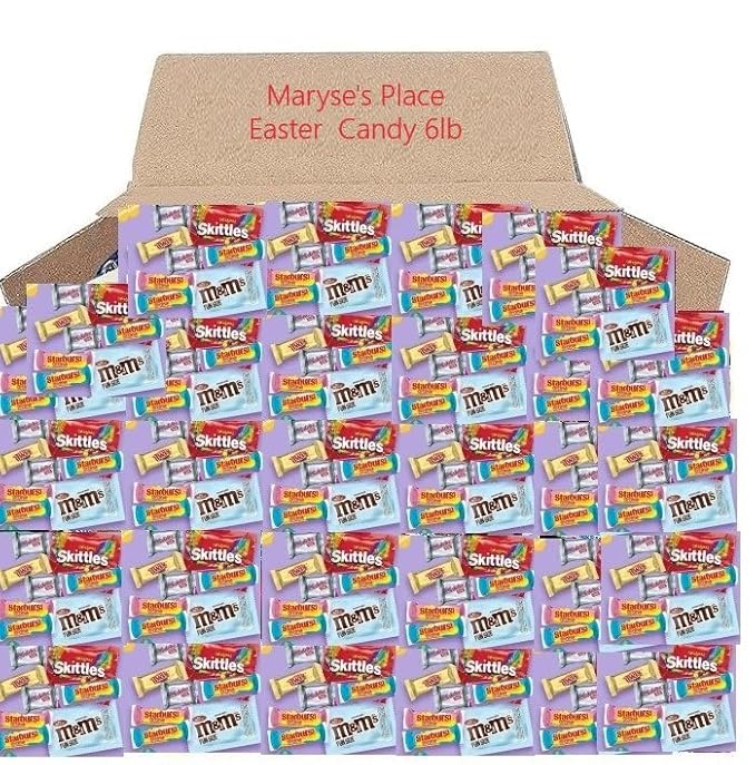 Amazon.com: Easter Candy Chocolate Variety Pack - 6Lb Box Of Fun Size ...