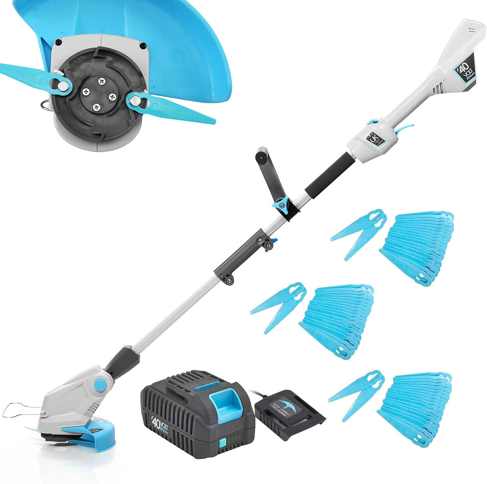 Amazon.com : HART 20V Volt Hybrid 12" Grass String Trimmer/Edger Bare ...