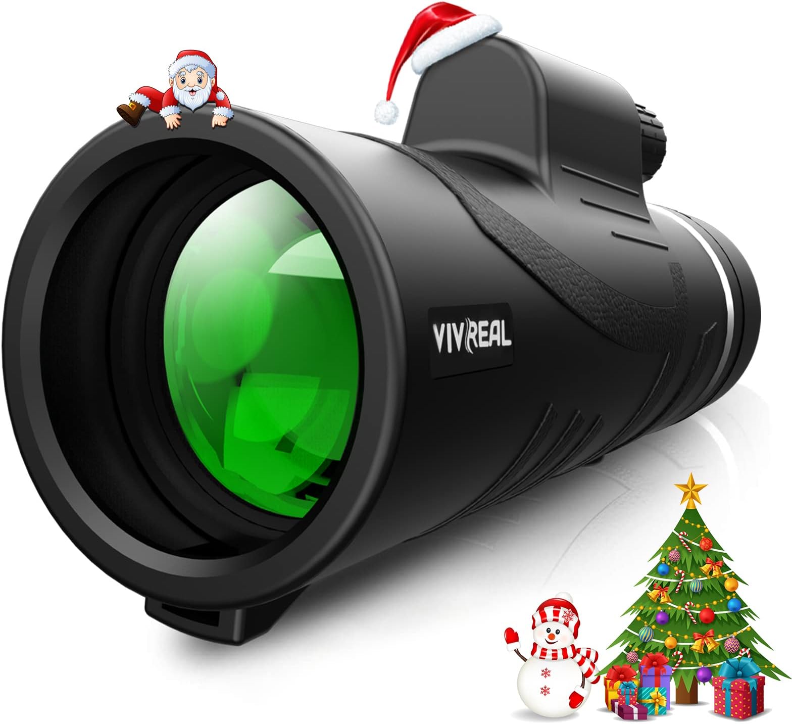 Amazon.com : Monocular Telescope -VIVREAL 12X42, Handheld HD High ...