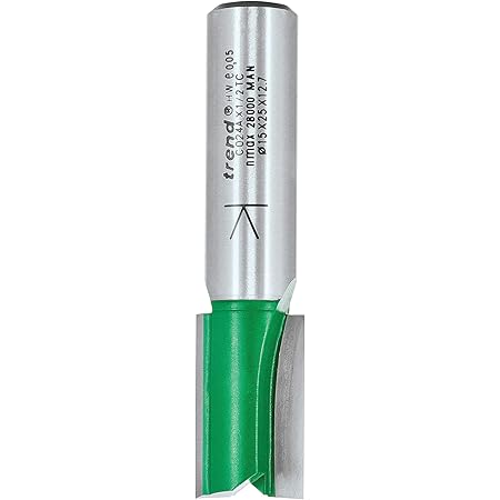 Trend Craft Pro 1/2" Shank Straight Router Cutter Bit - Ref: C028AX1 ...