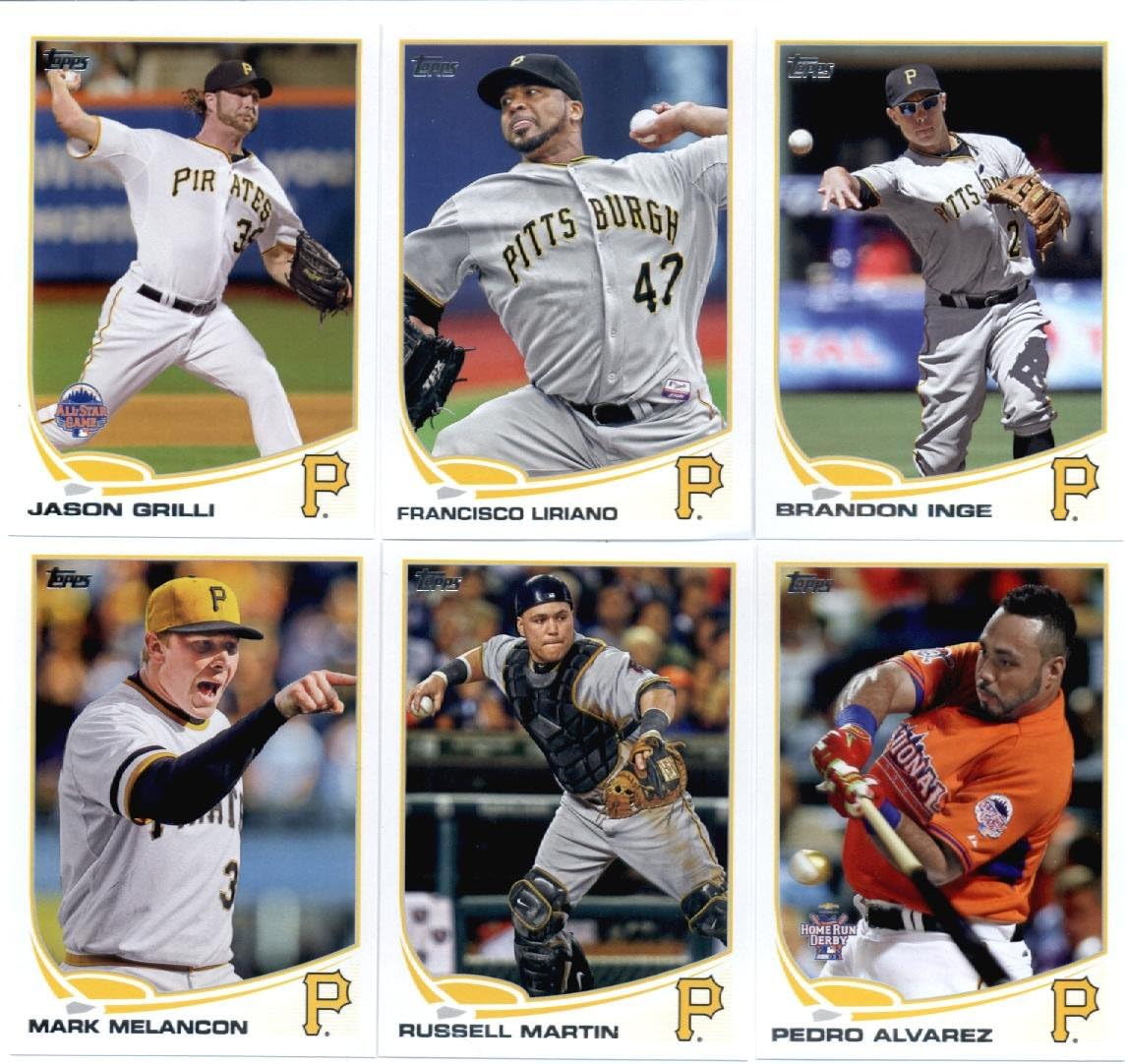 Amazon.com: 2013 Topps Baseball Cards Update Series- Pittsburgh Pirates ...