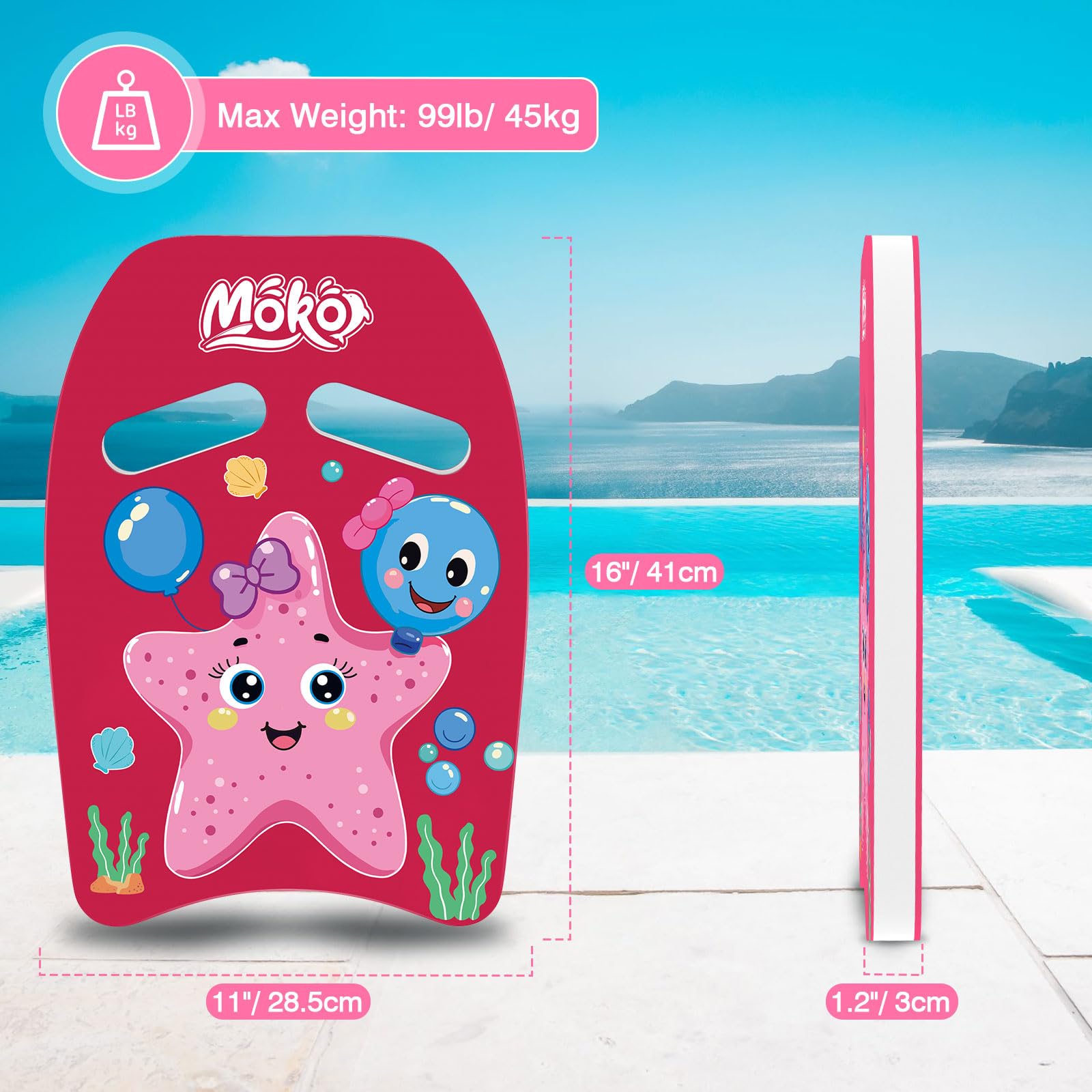 Snapklik.com : Swim Kickboard, Cartoon Swimming Training Kick Board ...