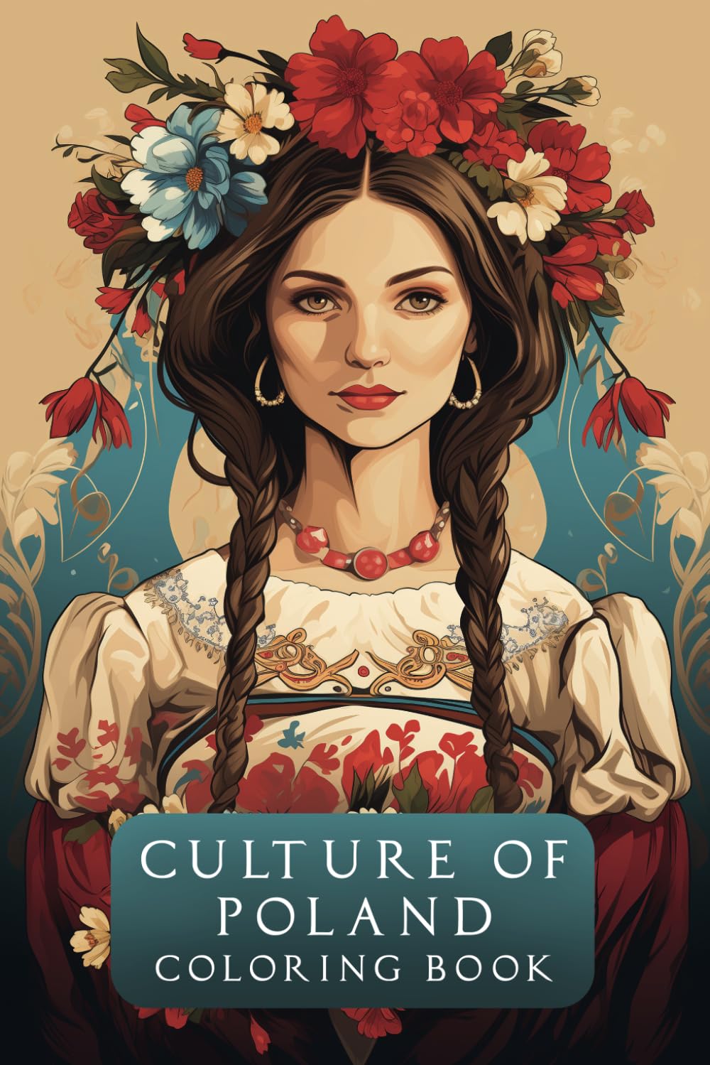 Culture of Poland Coloring Book: 50 Illustrations with Beautiful ...