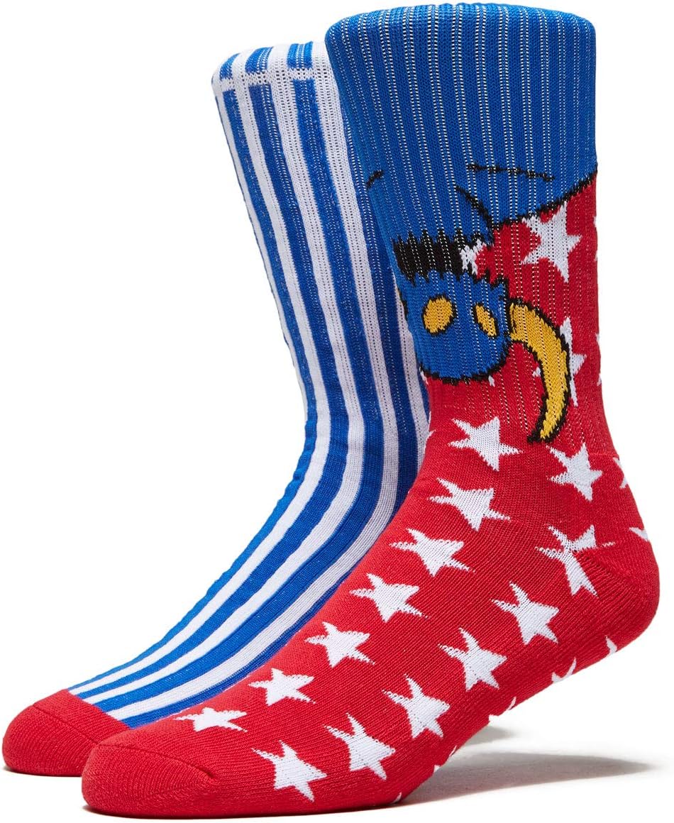 Amazon.com: Toy Machine American Monster Socks - Blue : Clothing, Shoes ...
