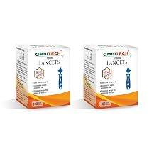 AmbiTech Premium Round Lancet Needle |100 Lancets |Pack of 2| Made in India