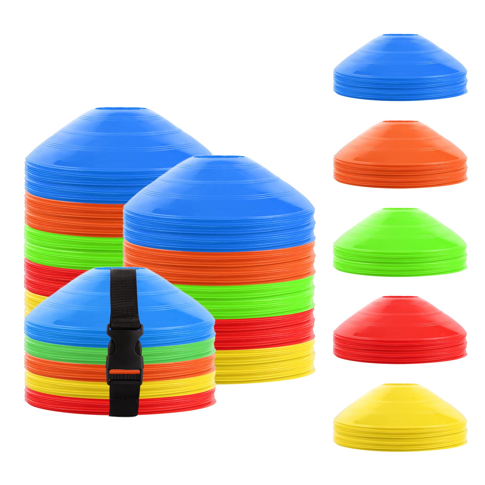 Amazon.com : APACALI 100PCS Soccer Cones for Training Cones, Agility ...