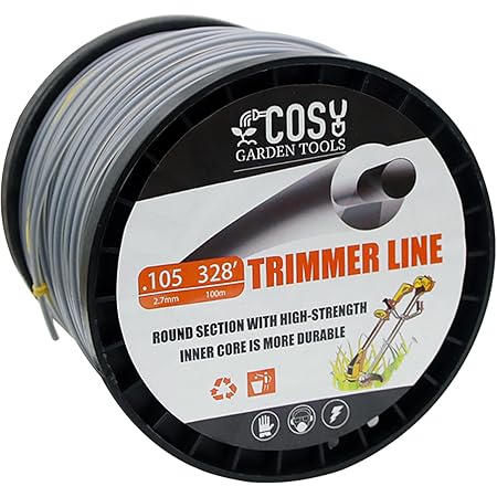 Amazon.com : COSY GARDEN TOOLS Heavy Duty Weed Wacker String（.105Inch ...