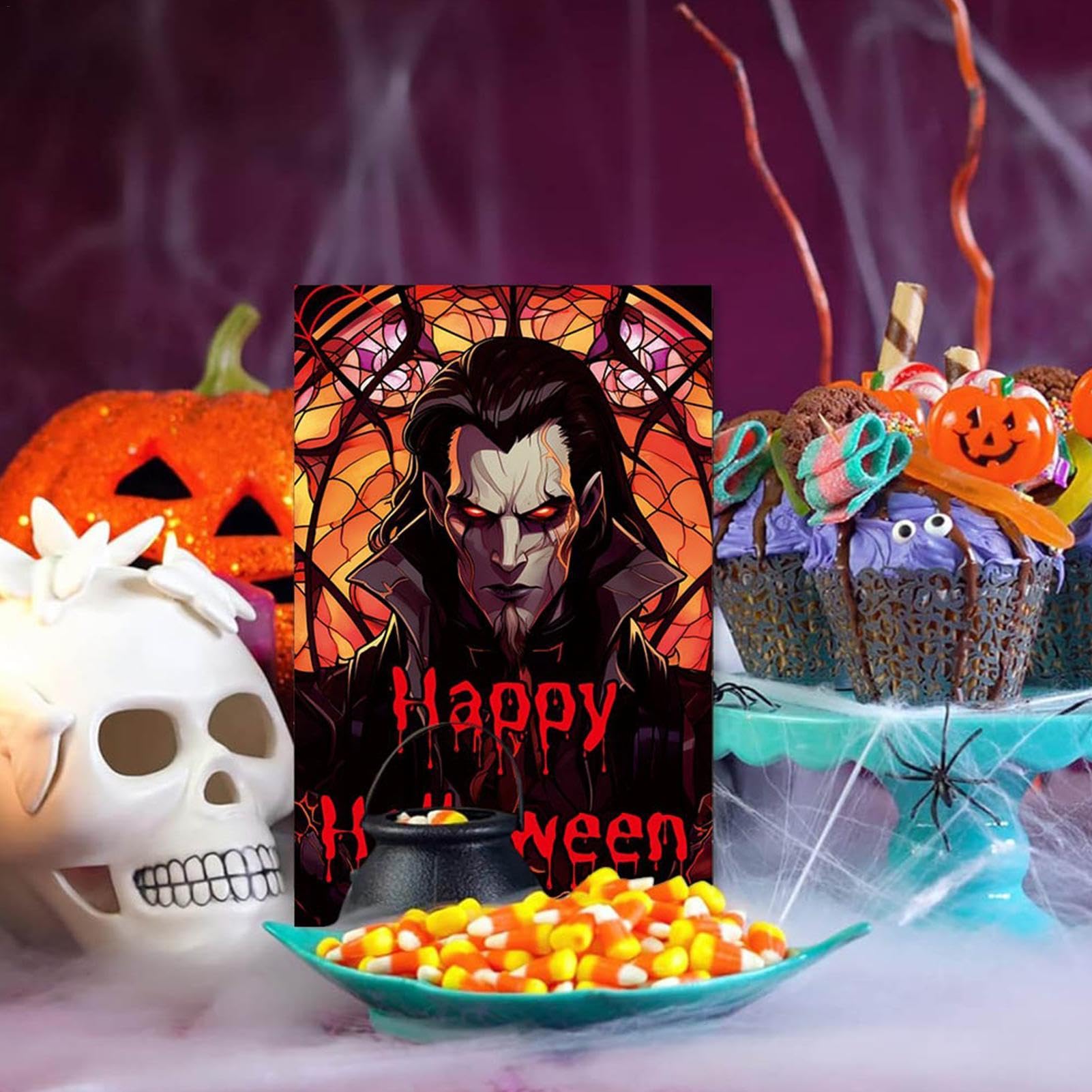 Halloween Blank Invitation Border Template