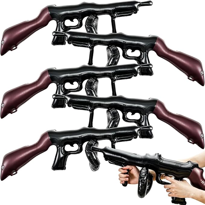 Amazon.com: 6 Pcs Inflatable Gun Prop, Inflatable Prop Gun for Cosplay ...