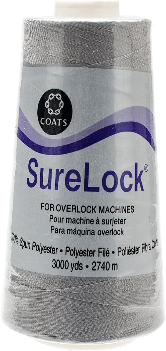 Amazon.com: Coats 6110.0428000000002 3000 yd Nickel Surelock Overlock ...