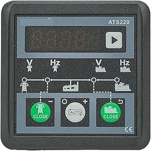Amazon.com: Generator Controller ATS220 Controller Panel Genset ...