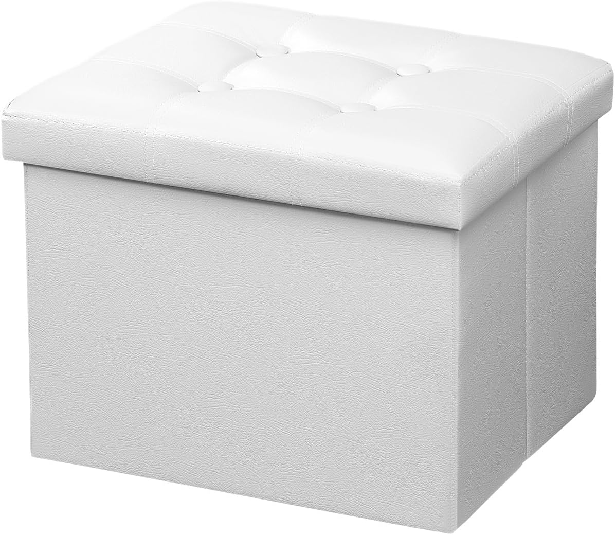 Amazon.com: AmasSmile® Storage Ottoman Foot Rest Stool, 17 inch Folding ...