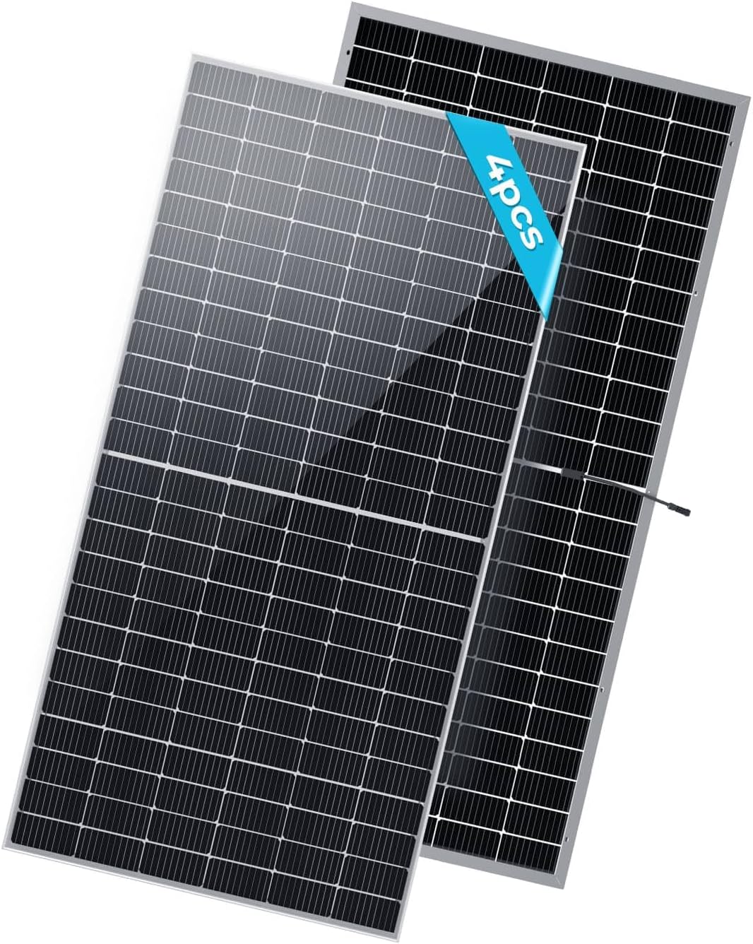 Amazon.com : WAAREE Solar Panel All Black 4000 W (400 Watt Pack of 10 ...