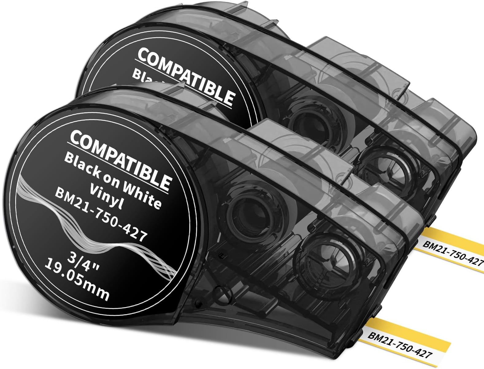 Amazon.com: SIKOT Compatible Label Tape Replacememt for M21-750-595-WT ...