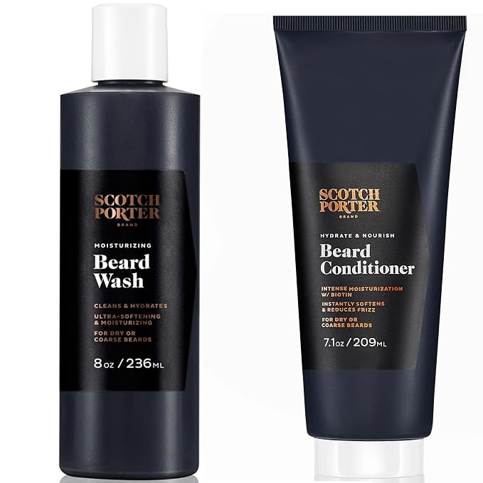 Amazon.com : Scotch Porter Moisturizing Beard Wash and Hydrate ...