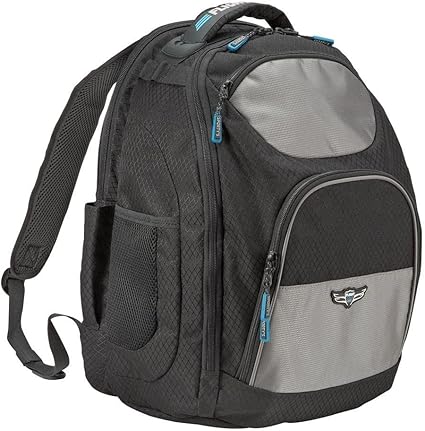 Amazon.com: Flight Gear Tailwind Black and Gray Backpack for Pilots and ...