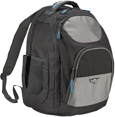 Amazon.com: Flight Gear Tailwind Black and Gray Backpack for Pilots and ...