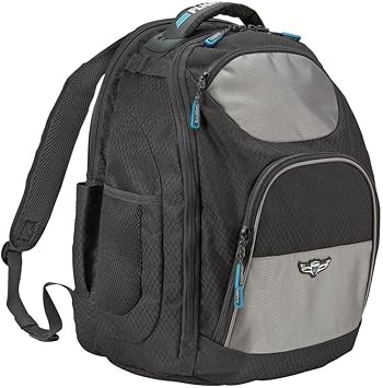 Amazon.com: Flight Gear Tailwind Black and Gray Backpack for Pilots and ...