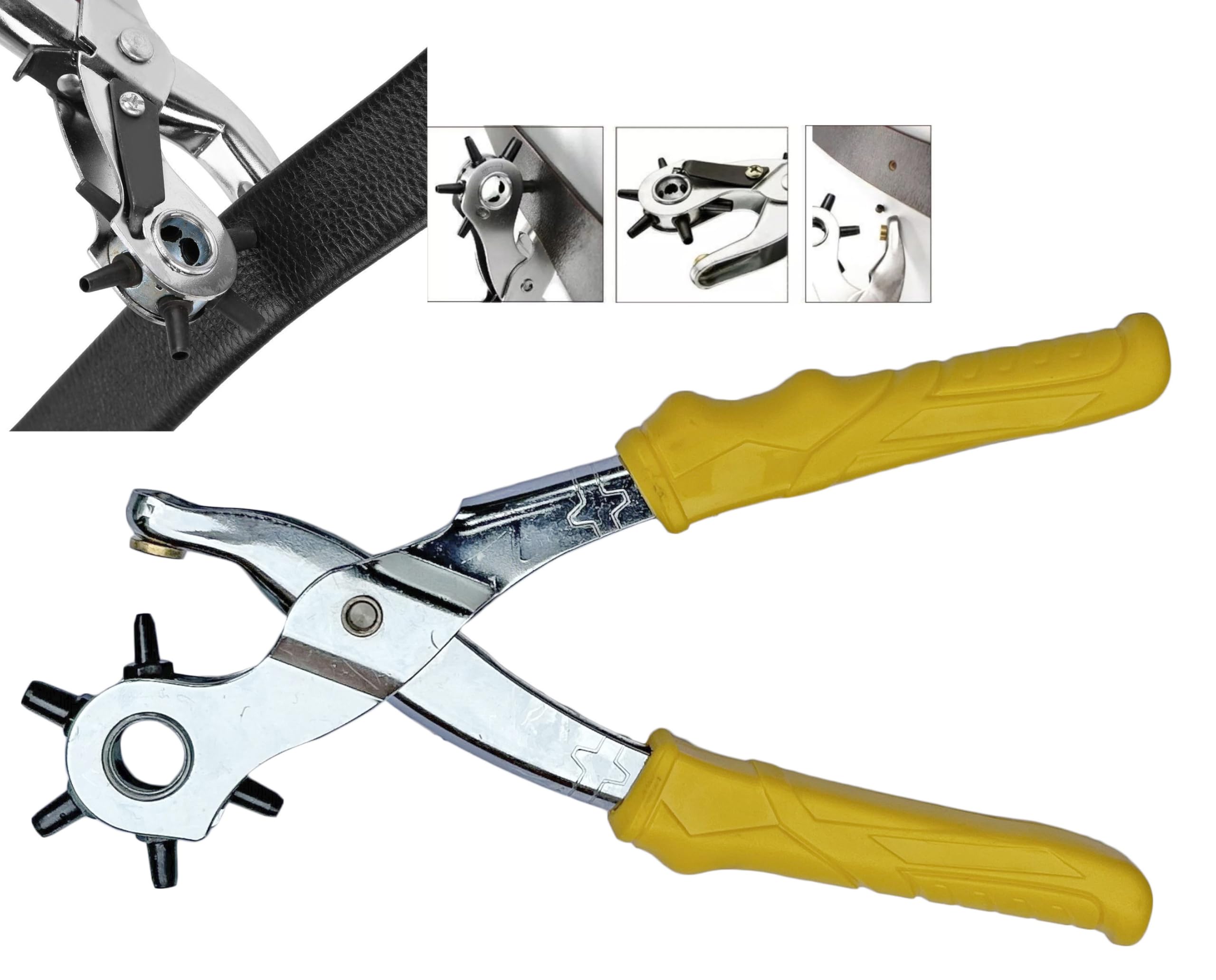 Inditrust punch hand tool kit for Leather Craft Belt,Watch Bands,Bags ...