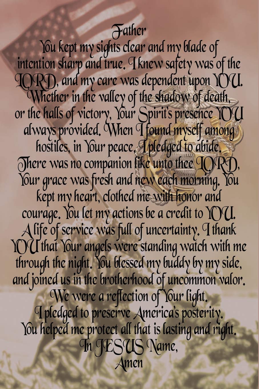 Amazon.com: The Defender's Prayer Marine Corps Veteran's Journal: 6x9 ...