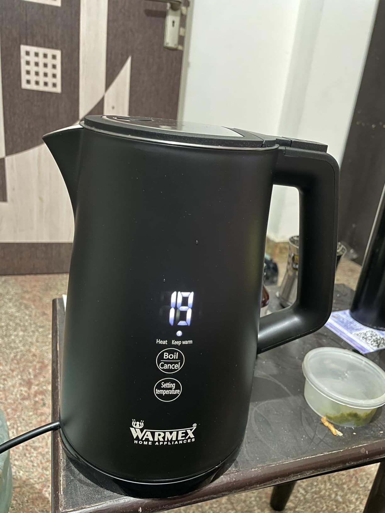 Warmex 1.7 Ltr Premium Double Wall Electric Digital Kettle for Hot ...