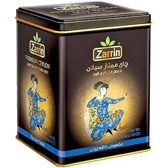 Amazon.com : Zarrin - Premium Ceylon Black Tea with Earl Grey, 400g ...