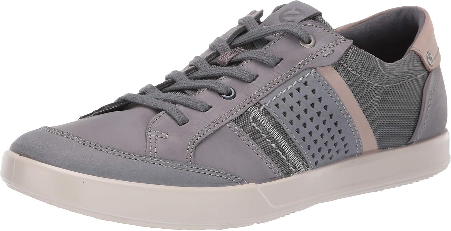 Amazon.com | ECCO Men's Collin 2.0 Casual Tie Shoe, Titanium Nubuck ...