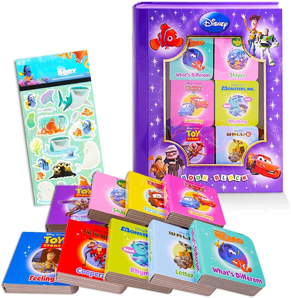 Disney Pixar Board Books Super Set for Toddlers Kids - Set of 8 Books ...