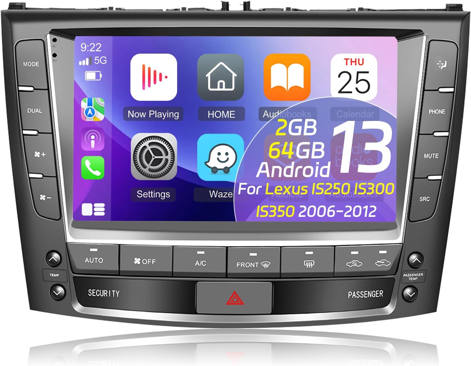 Amazon.com: 9 inch Android Car Radio for Lexus IS250 IS300 IS350 2006 ...