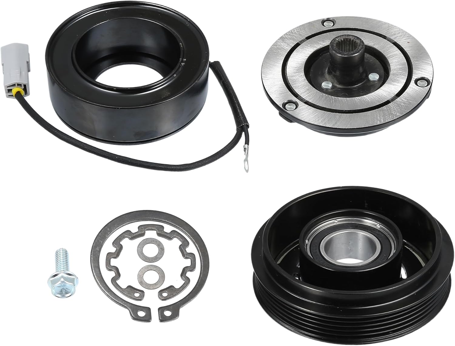 uxcell AC Compressor Clutch Set Replace for Mazda 3 2010-2013 A/C ...