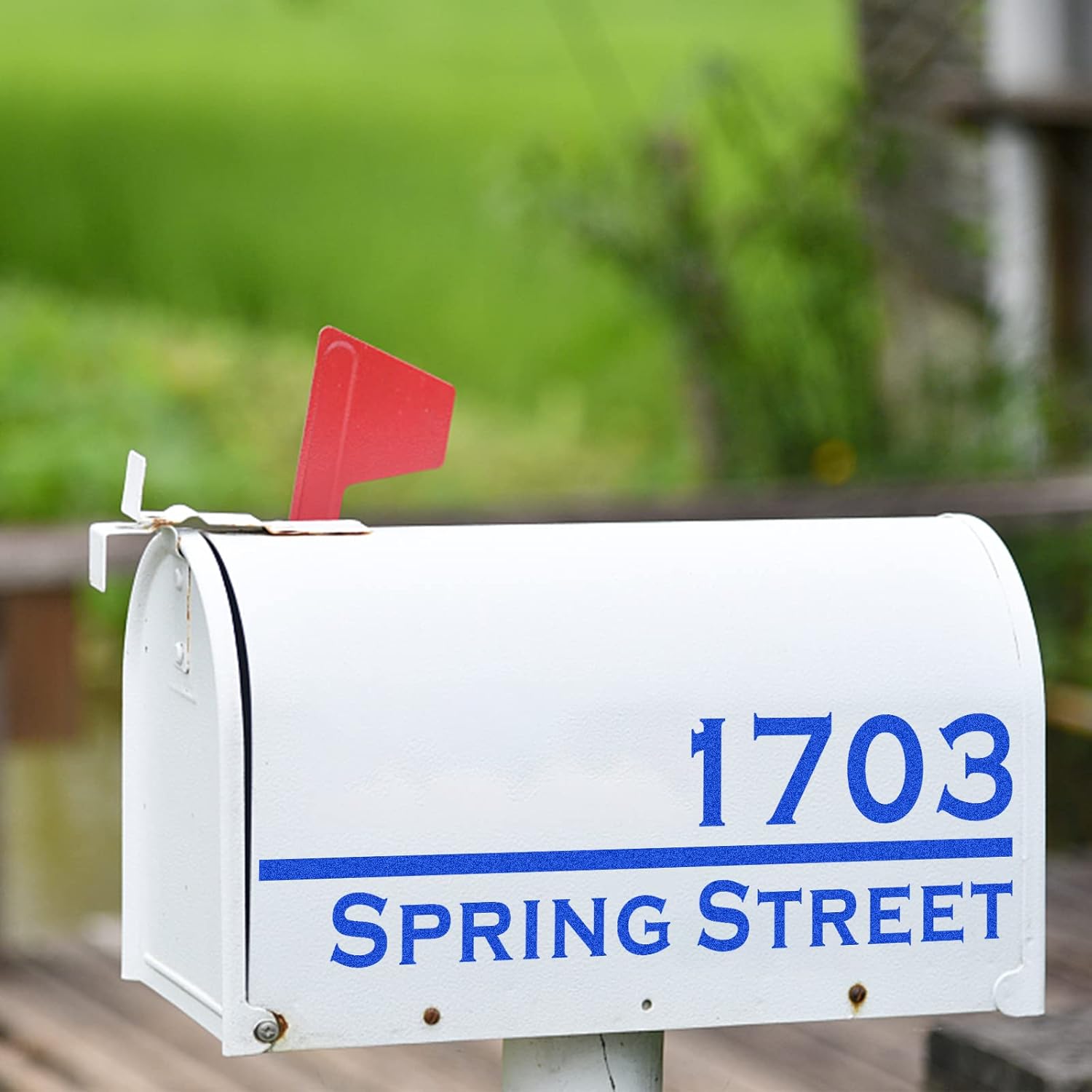 Amazon.com: SINKAA Reflective Mailbox Address Decal - 12 15 18 inch Set ...