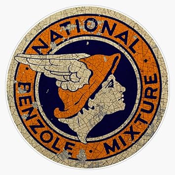 Amazon.com - National Benzole Vintage Oil and Gas Sticker Bumper ...