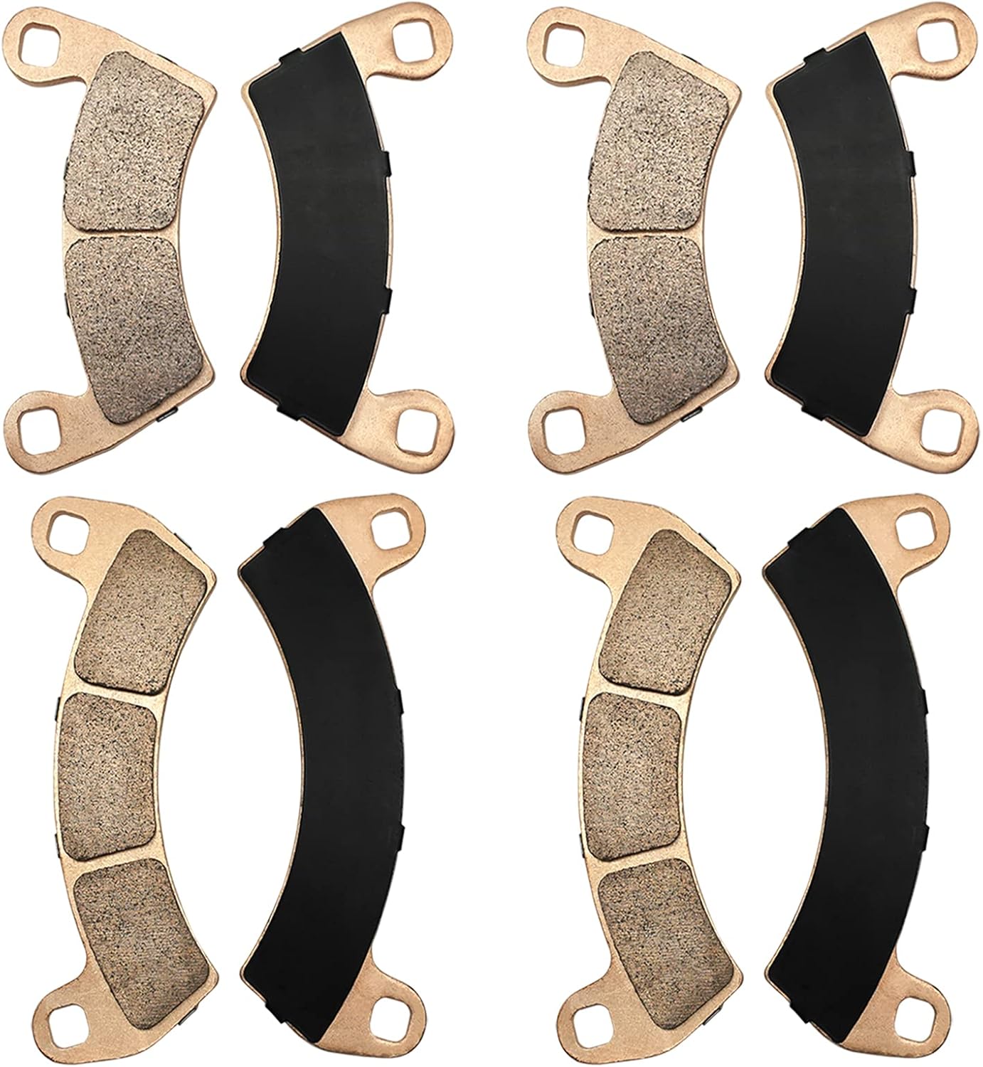 Amazon.com: Front & Rear Brake Pads Sintered for Polaris RZR Turbo 2016 ...