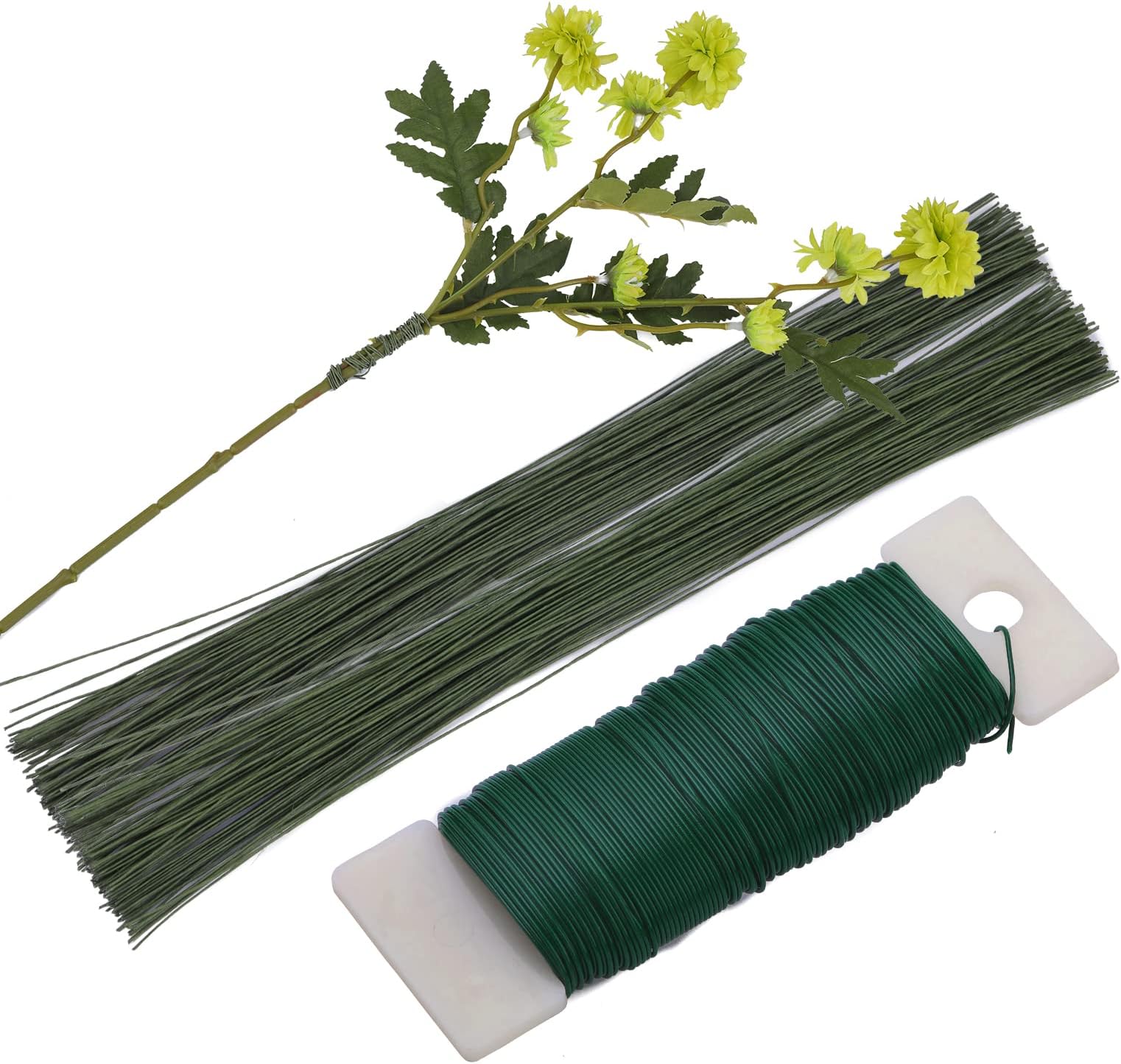 Hamilworth Green Paper Florist Wire 26 Gauge : Amazon.co.uk: Home & Kitchen