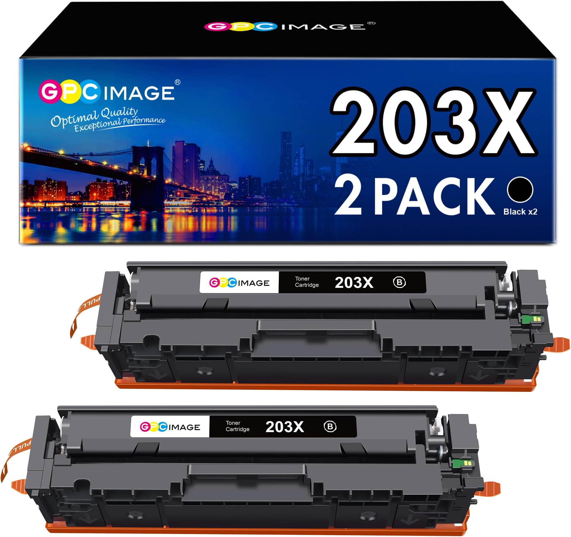 HP CF540A 203A Original LaserJet Toner Cartridge, Black, Single Pack ...
